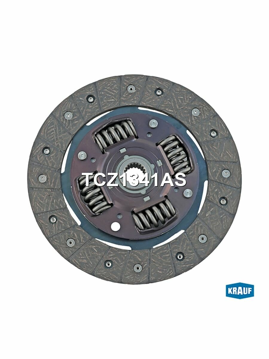 Диск сцепления ведомый KRAUF TCZ1341AS для а/м MITSUBISHI Outlander, PEUGEOT 4007 / Митсубиси Аутлендер, Пежо 4007