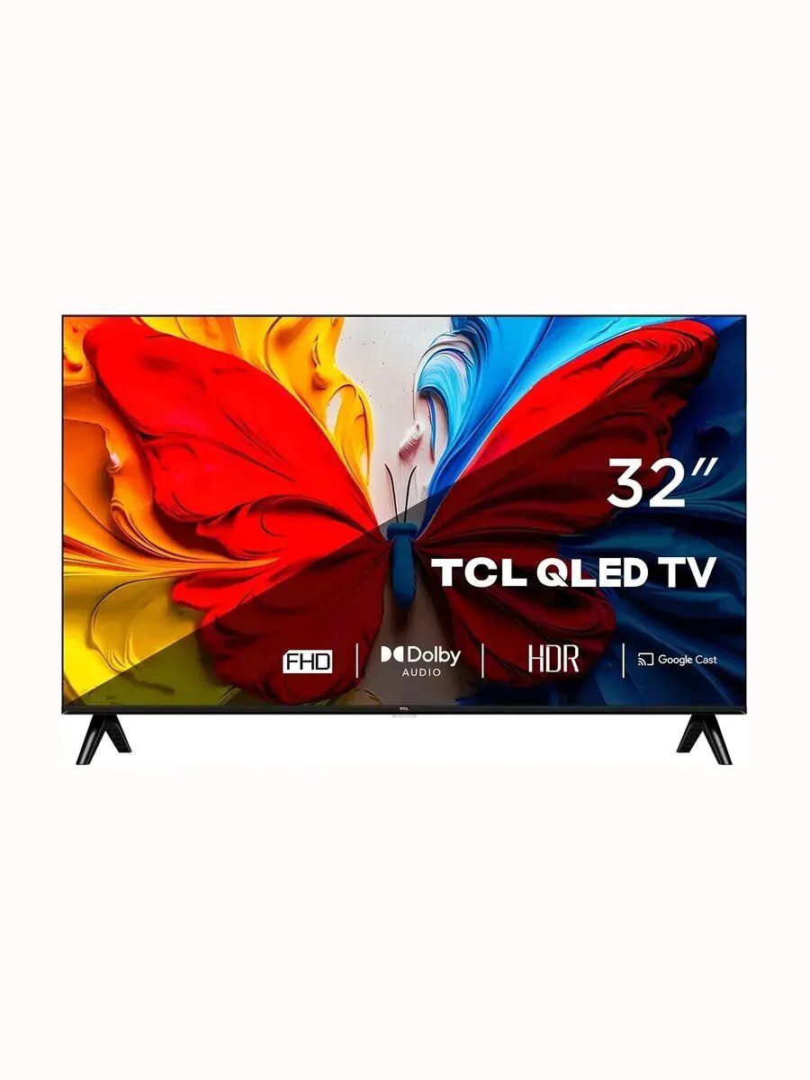 Телевизор 32" FullHD Google TV QLED, Smart TV, 32S5K