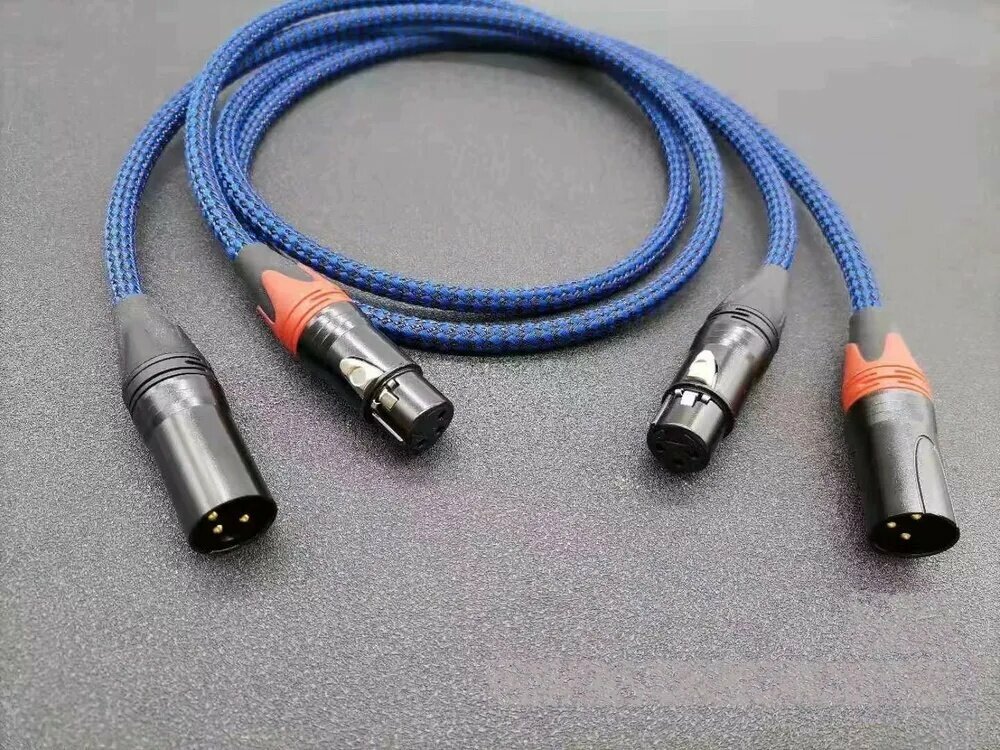 CANARE Аудиокабель XLR/XLR, 1 м, синий