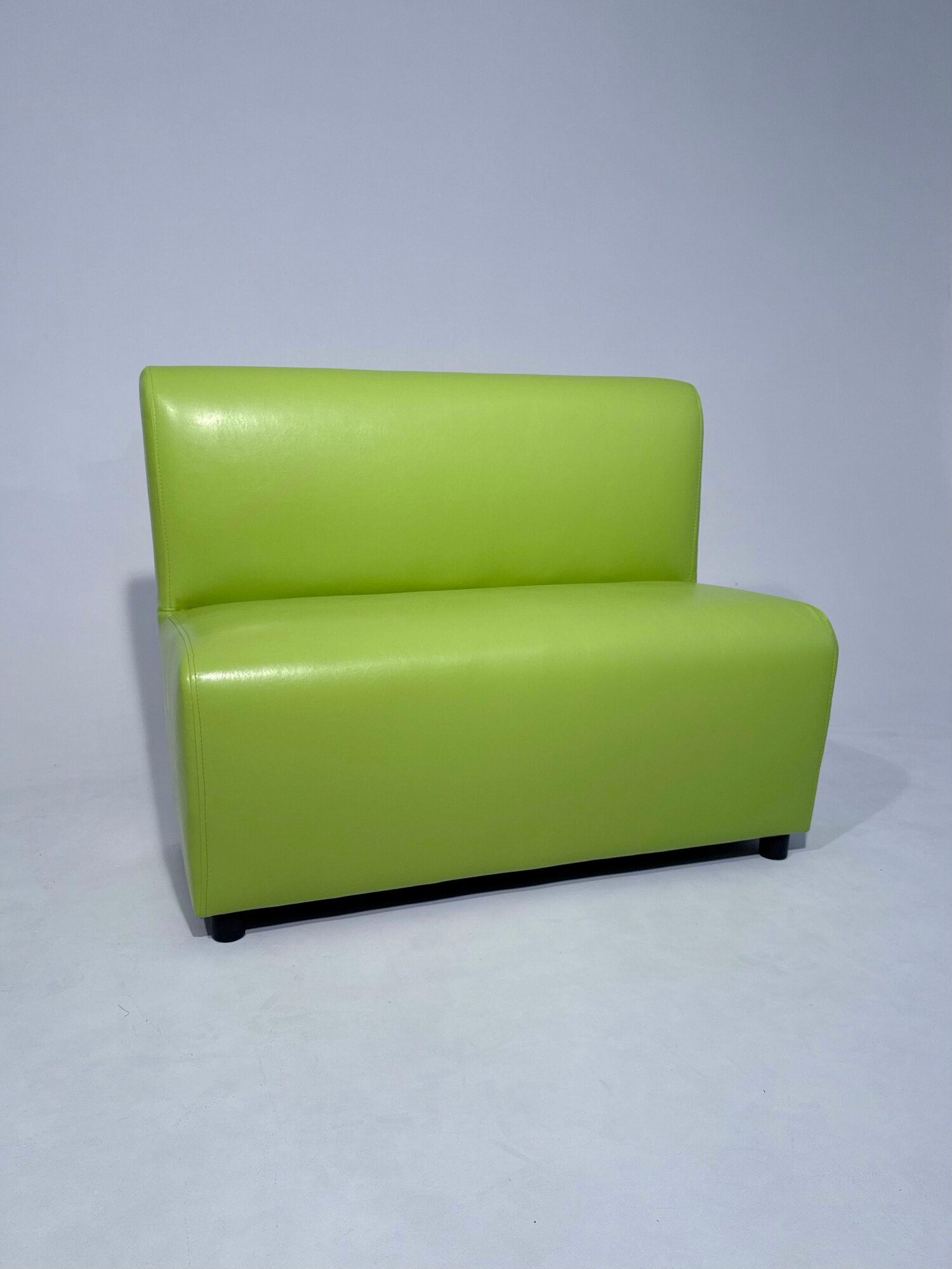 Диван для бара, кафе, ресторана Сити, механизм Нераскладной, 100х50х83 см, светло-зеленый