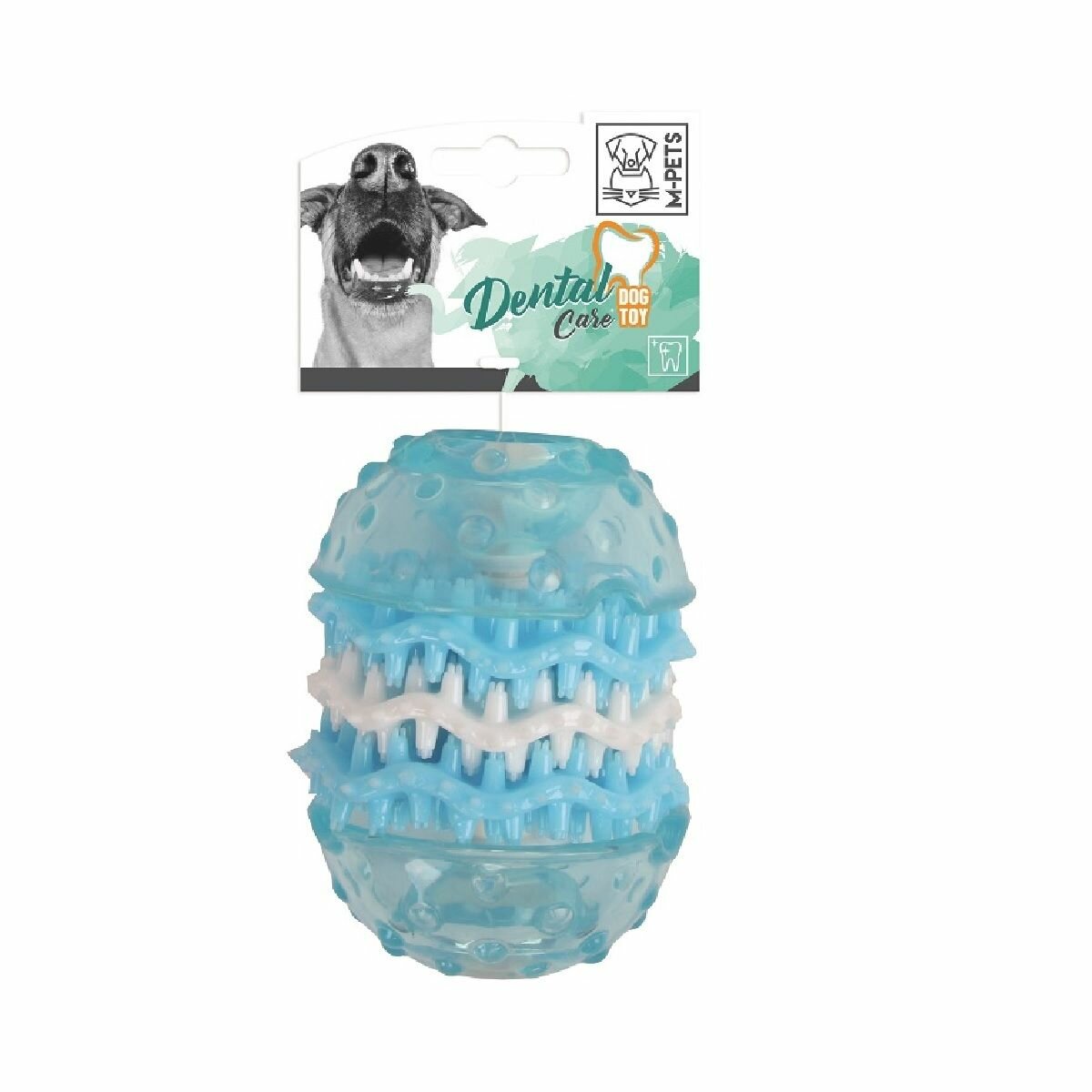 M-PETS Игрушка для чистки зубов собак Дентал, размер L, 8*8*10,5см