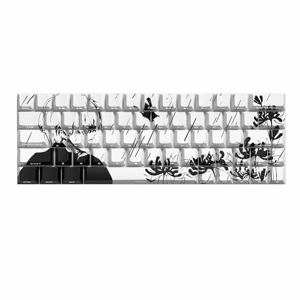 64-клавишные PBT-кейкапы для механических клавиатур