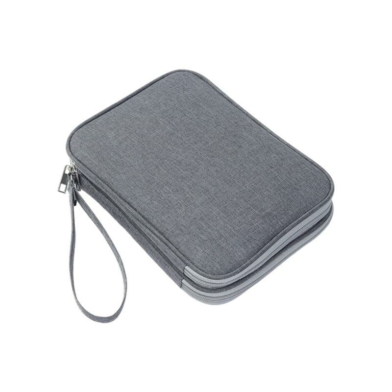 Портативный водонепроницаемый кейс для электроники с ручкой, Серый - Большой