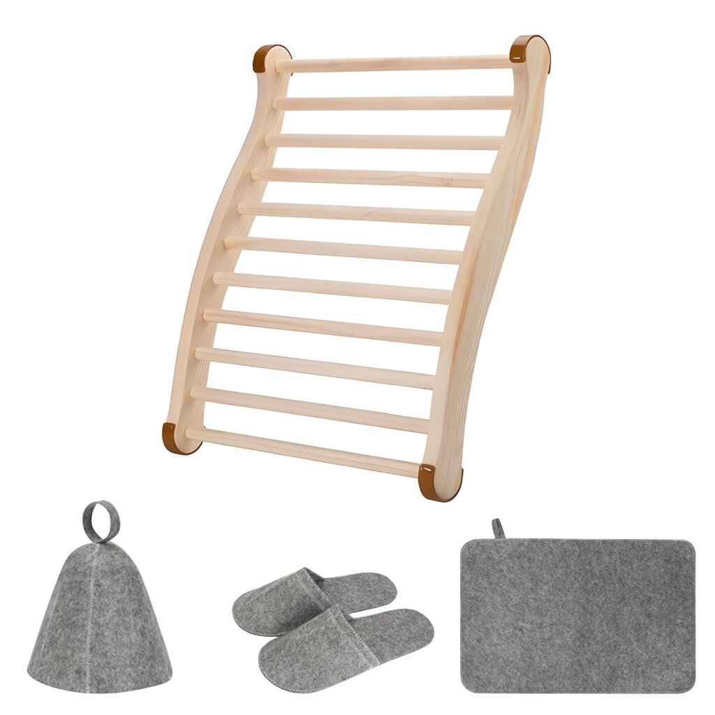 Эргономичный стул для паровой бани второго плана, изготовленный из натурального дерева для лучшей устойчивости при быстром высвобождении при использовании в домашних условиях.