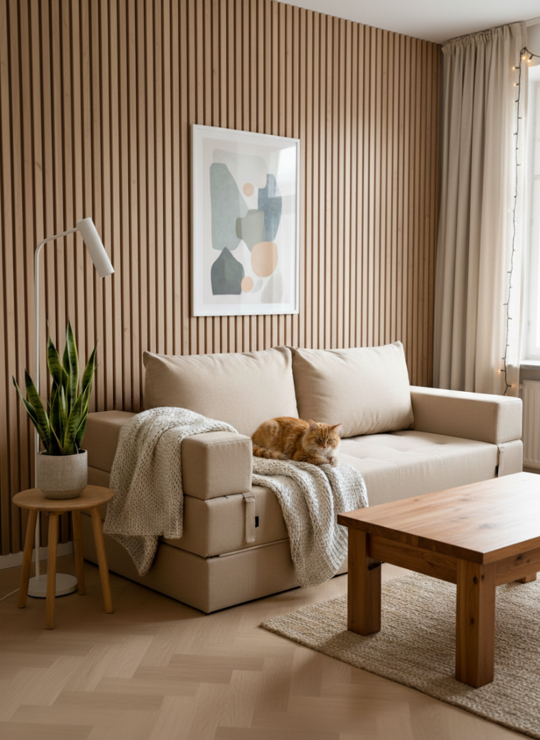 Бескаркасный раскладной диван 190 см Bubble Bag, диван в гостиную, диван кровать, двухместный, велюр, для подростка