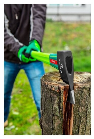 Топор 3900 г (вес обуха 2700 г, топорище из стекловолокна) VERTO 05G203 — фото 1