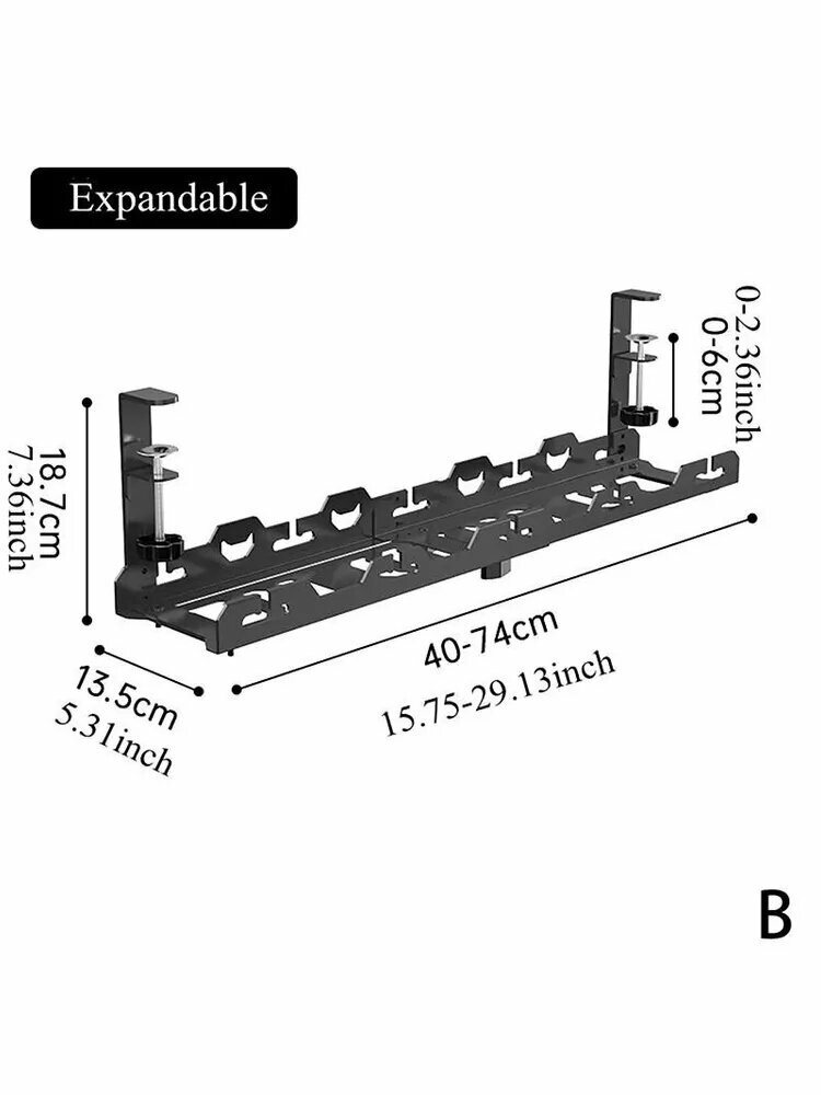 Универсальная стойка для управления кабелем под столом