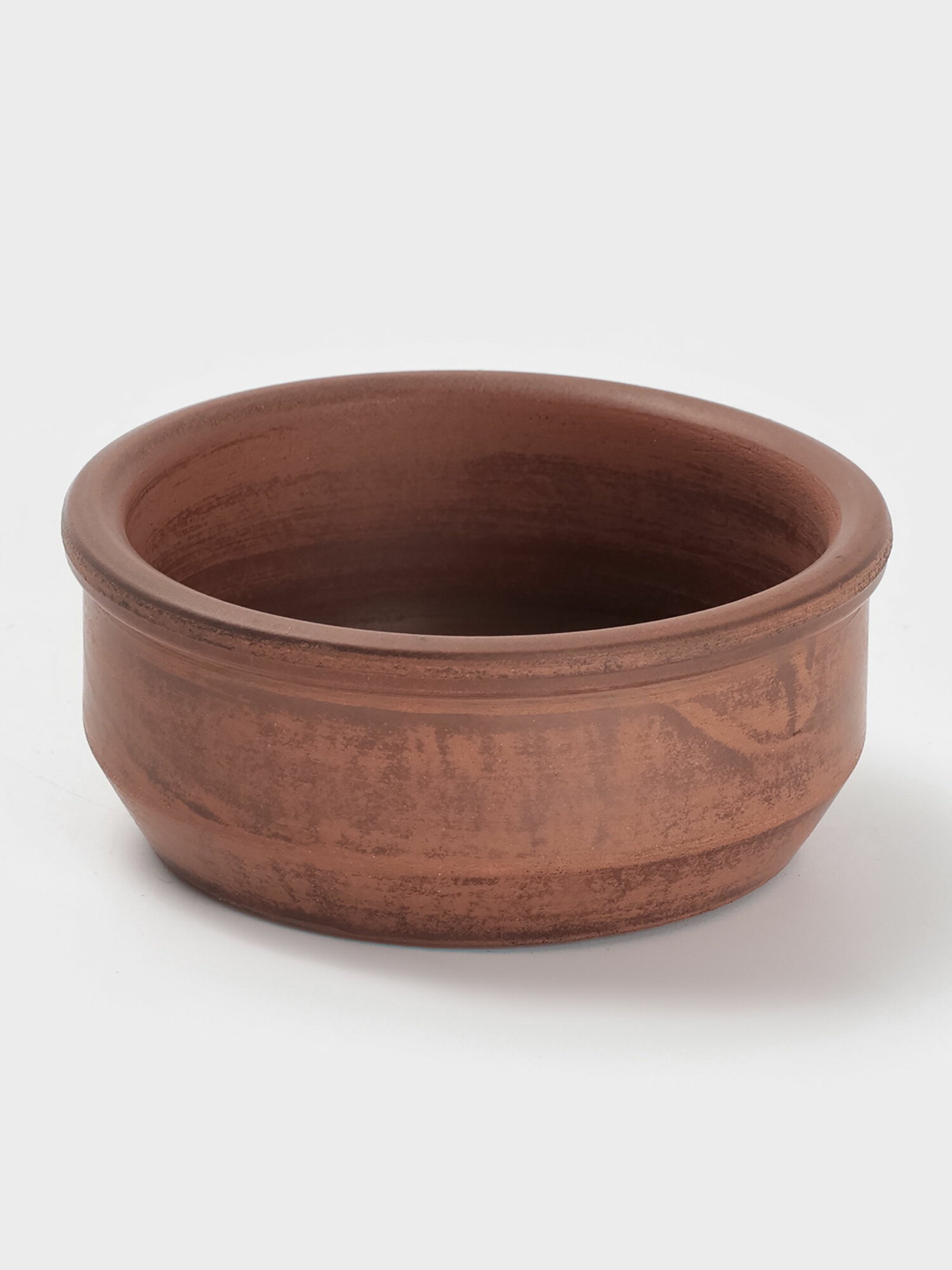 Кокотница для жюльена "Гладь", 100 мл, 8x3.5 см, красная глина