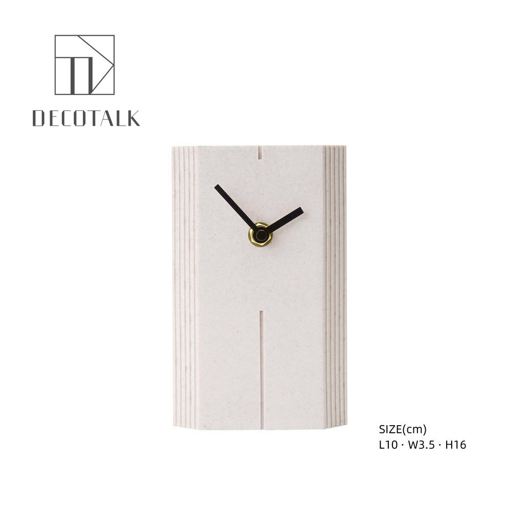 Настольные часы DecoTalk в стиле ваби-саби с каменным дизайном, креативные, бесшумные, для дома, в скандинавском стиле, настольное украшение для гостиной