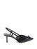 Туфли JIMMY CHOO Tulle bow afia pumps, размер 39, black/black