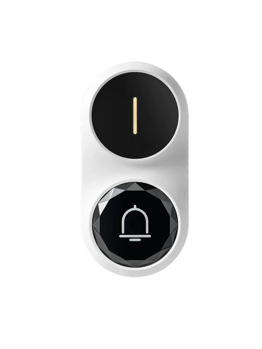 Кнопка Mu Rui A600, Белая-Черная Благородная