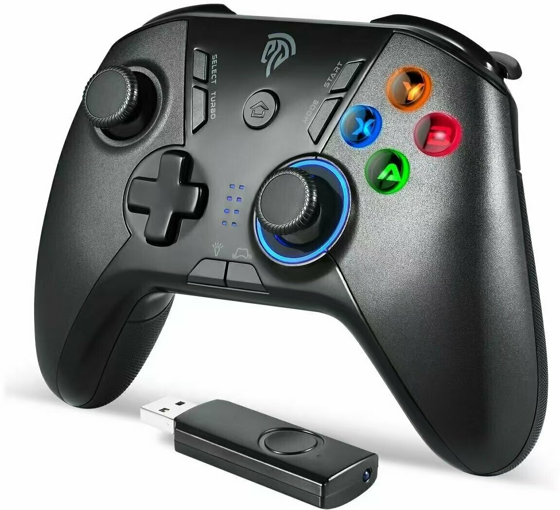 Беспроводной игровой контроллер, геймпад EasySMX ESM-9110 2.4g, Black