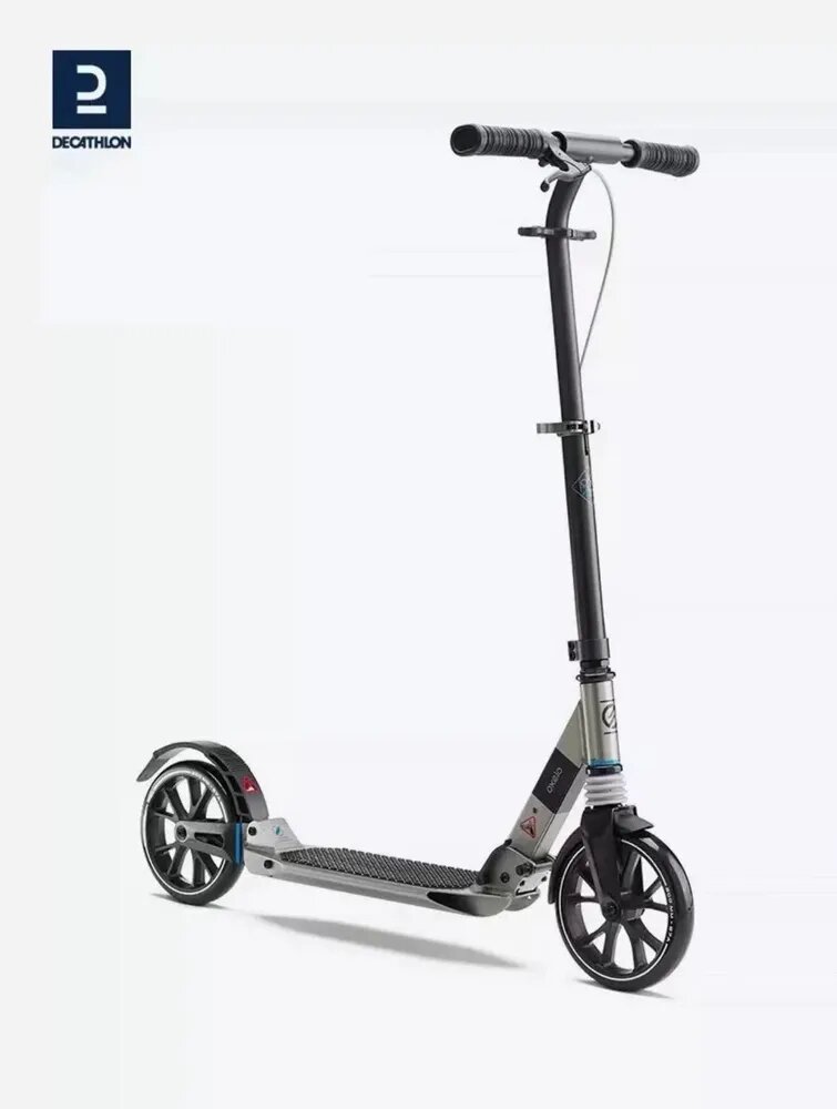 DECATHLON Самокат Town7 XL, темно-серый
