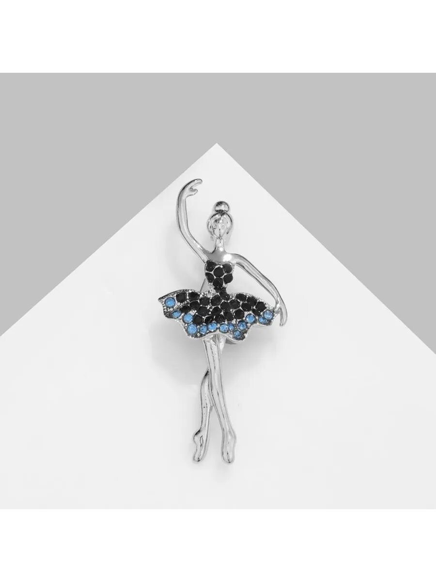 Брошь, стразы