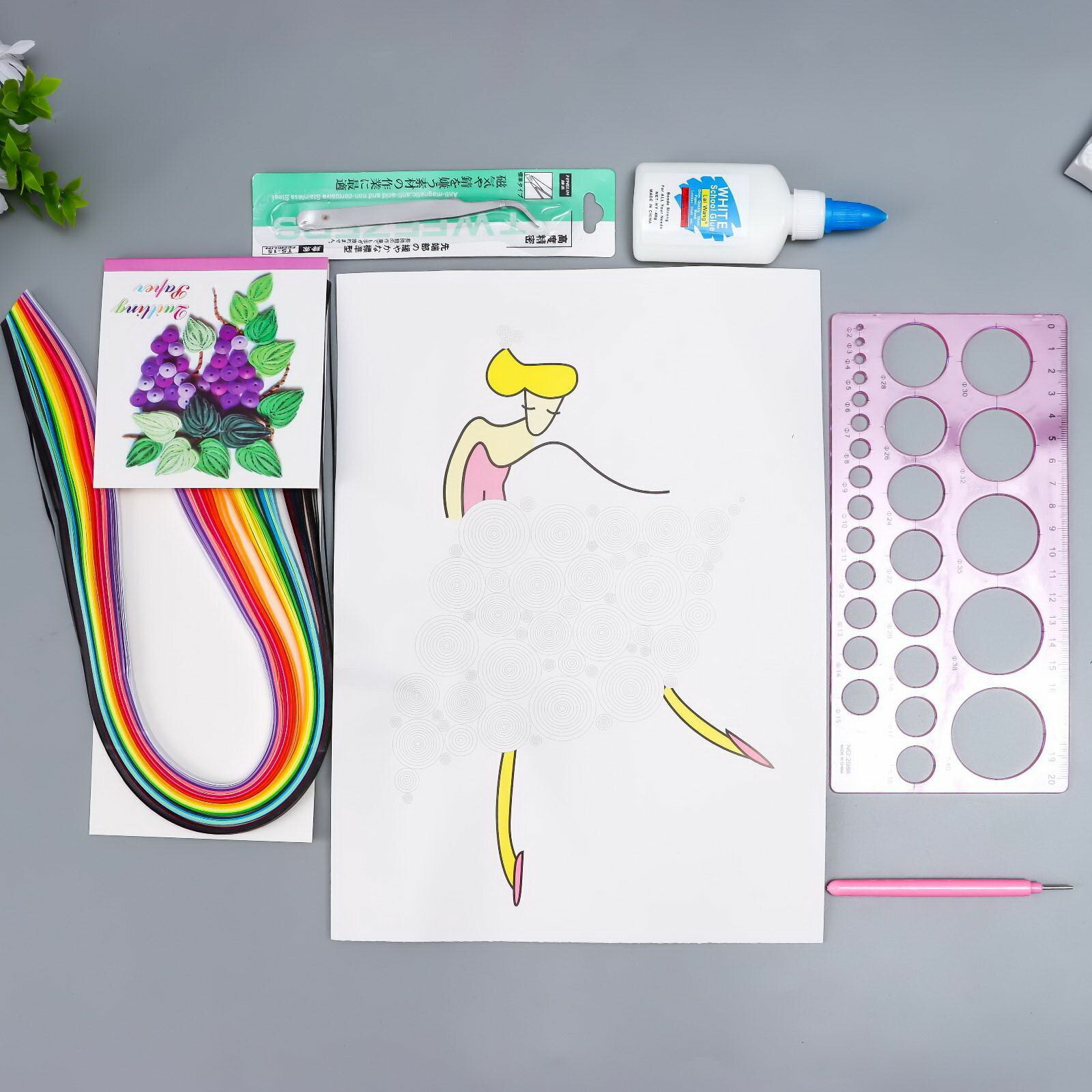 Набор для квиллинга, вид: наборы, размер упаковки: 21 x 2 x 30 см.