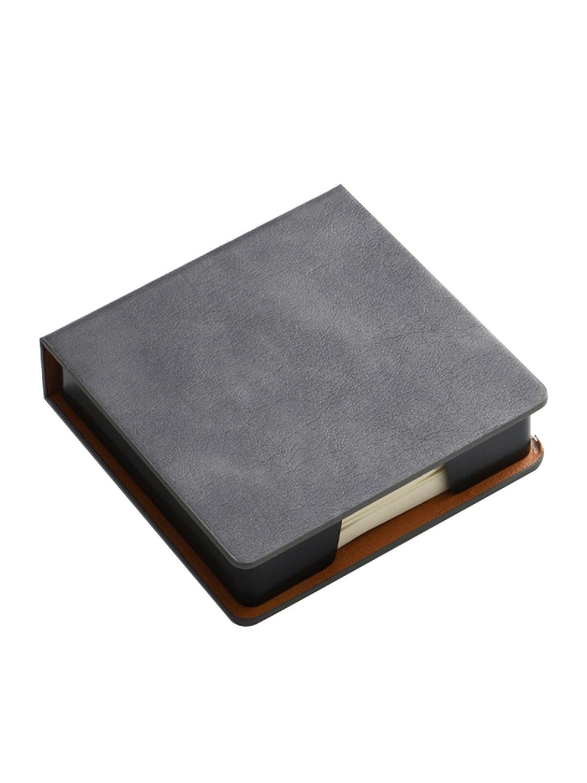 Модная коробка-органайзер для заметок, диспенсер для кожаных блокнотов, настольный органайзер