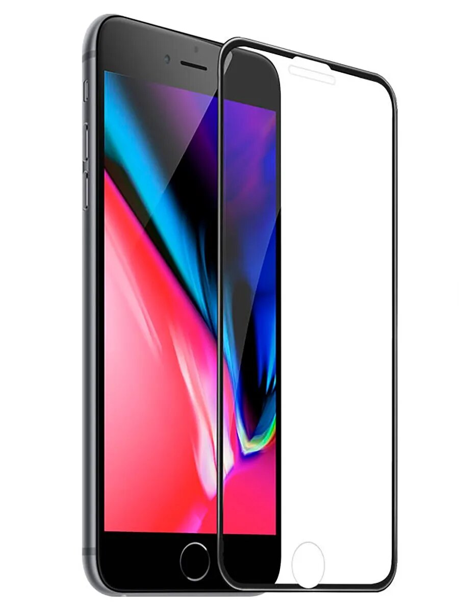Защитное стекло Hoco A12 iPhone7 Plus/8 Plus, "Nano 3D", ударопрочное, усиленные края, цвет черный