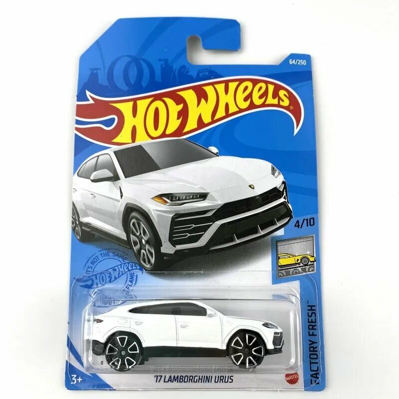 Машинка Mattel Hot Wheels 2021 C4982 17 Lamborghini Urus White