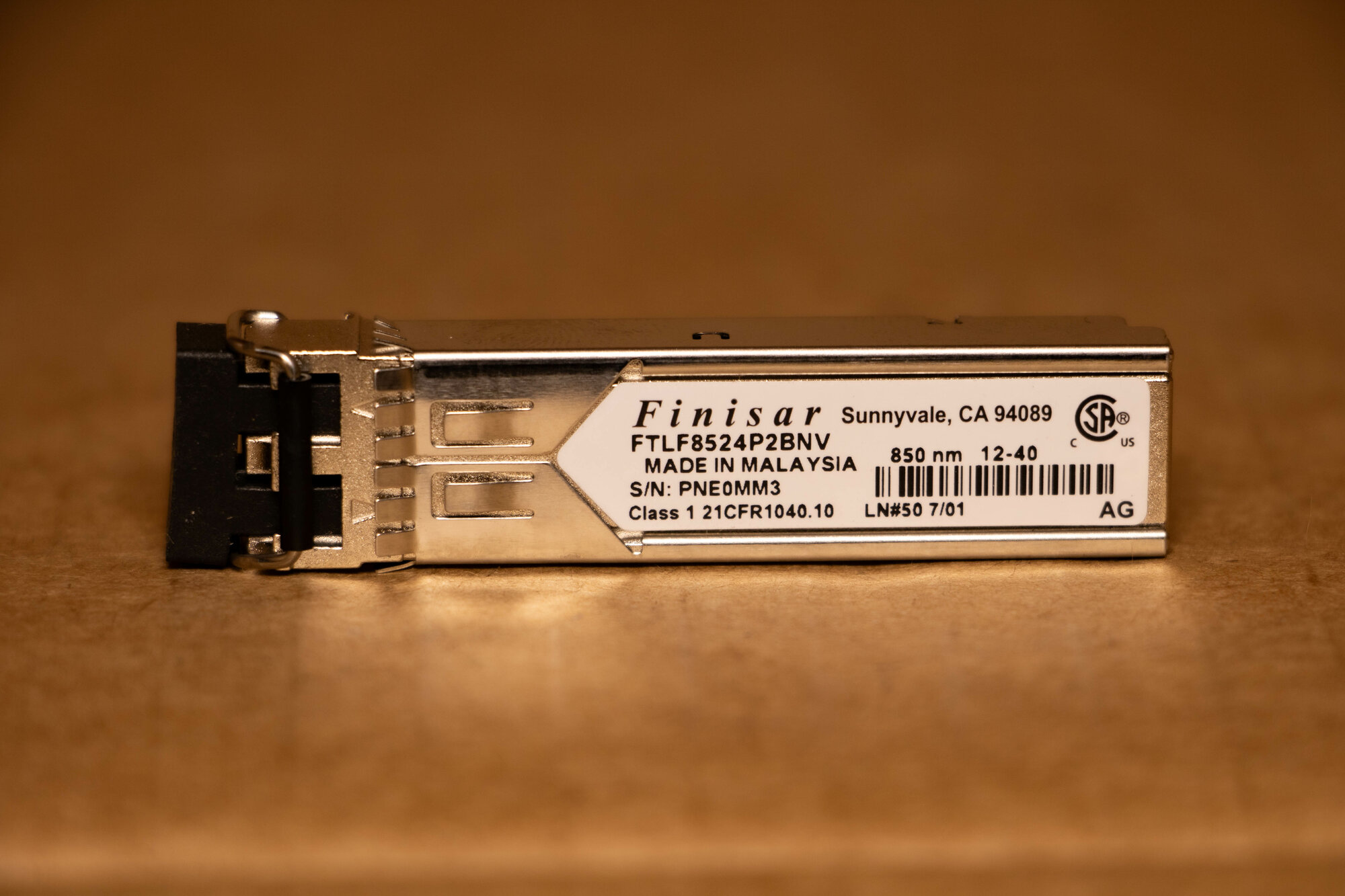 Трансивер Finisar FTLF8524P2BNV SFP до 4,25 Гбит 850 нм DDM LC MMF