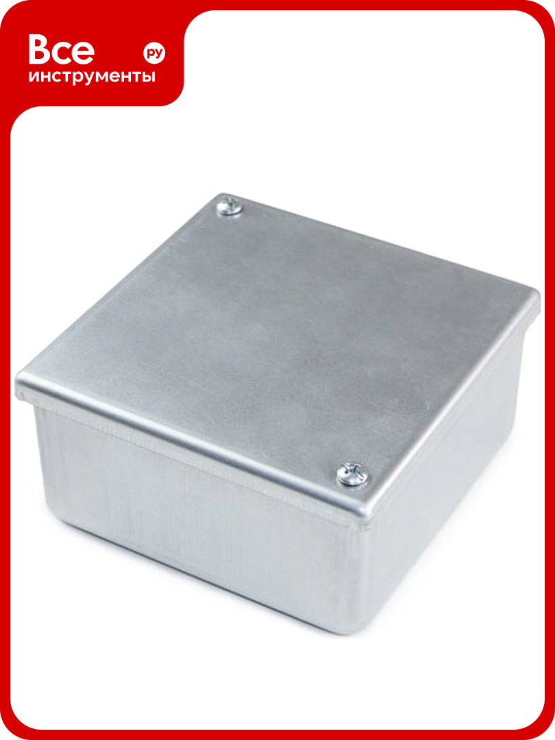 Коробка распределительная стальная гофроматик IP40, оцинкованная сталь, для наружного и внутреннего монтажа