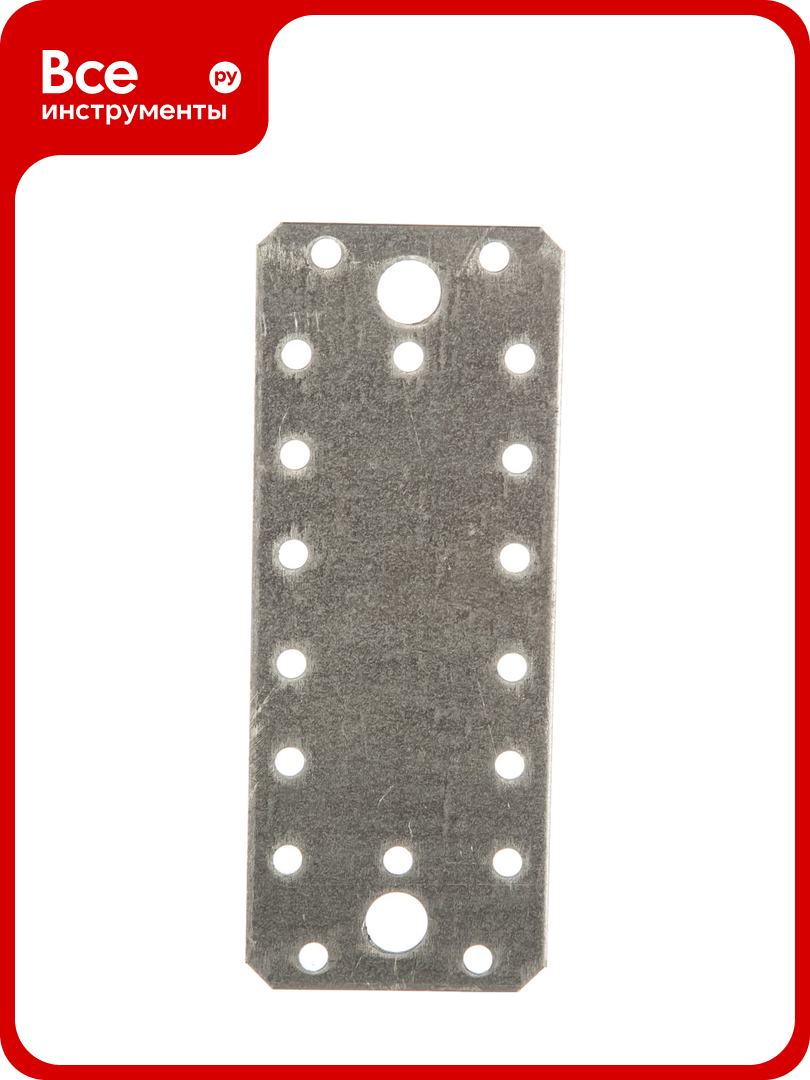 Крепежная пластина ЗУБР КП-2.5 140х55 х 2.5мм 31023-140