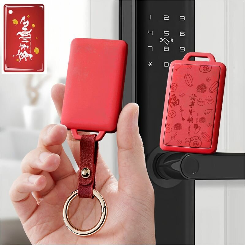 Применимый держатель карты доступа, защитный чехол, капля воды, прямоугольный держатель карты для электромобиля, мини-лифт, карта сообщества, карта автобуса