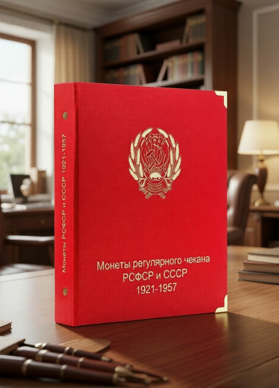 Альбом для монет РСФСР и СССР регулярного чекана 1921-1957