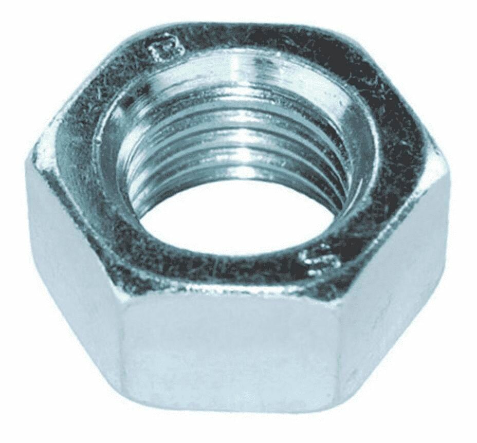 Гайка шестигранная М8 (10шт) DIN934 цинк SteelRex