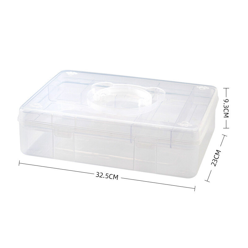 Аптечка для дома, прозрачная, большой емкости, детская аптечка, медицинская коробка, многослойная, семейная аптечка, классификация, коробка для хранения в наличии