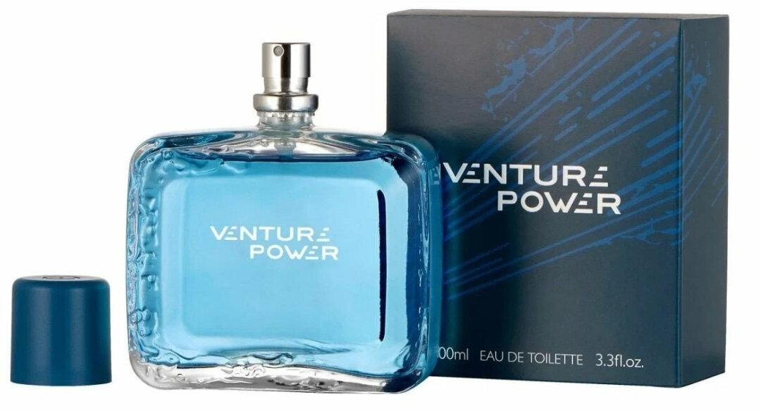 Туалетная вода Venture Power [Венче Пауэ] для мужчин, 100мл свежесть сицилийского бергамота и лимона