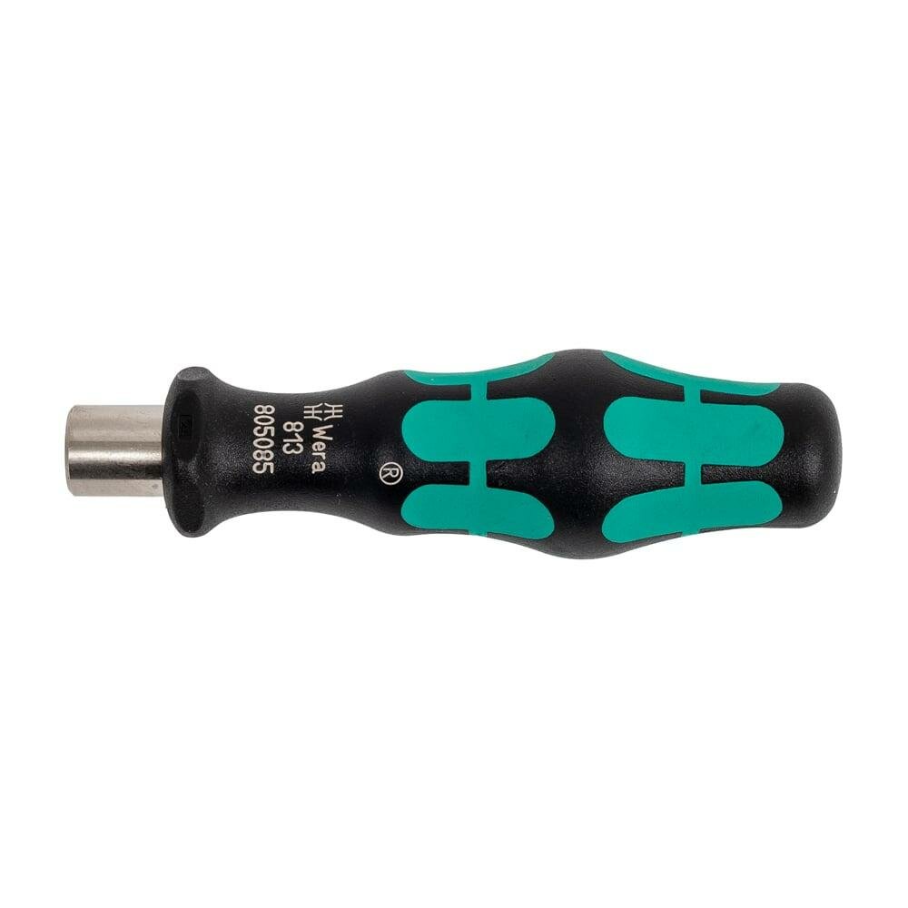 Ручка-битодержатель WERA 813 1/4, с магнитом, рукоятка Kraftform Plus WE-051274