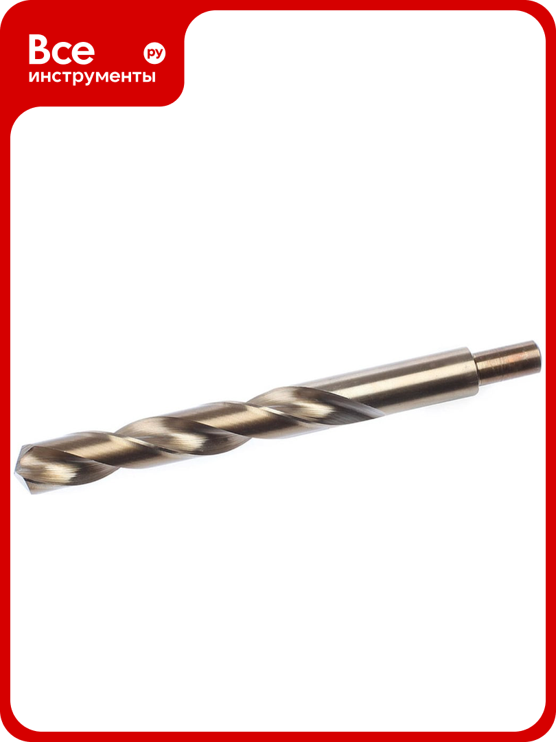 Сверло по металлу Cobalt 5% (19х200х135 мм; хвостовик 13 мм) Дело Техники 211190, рассчитано