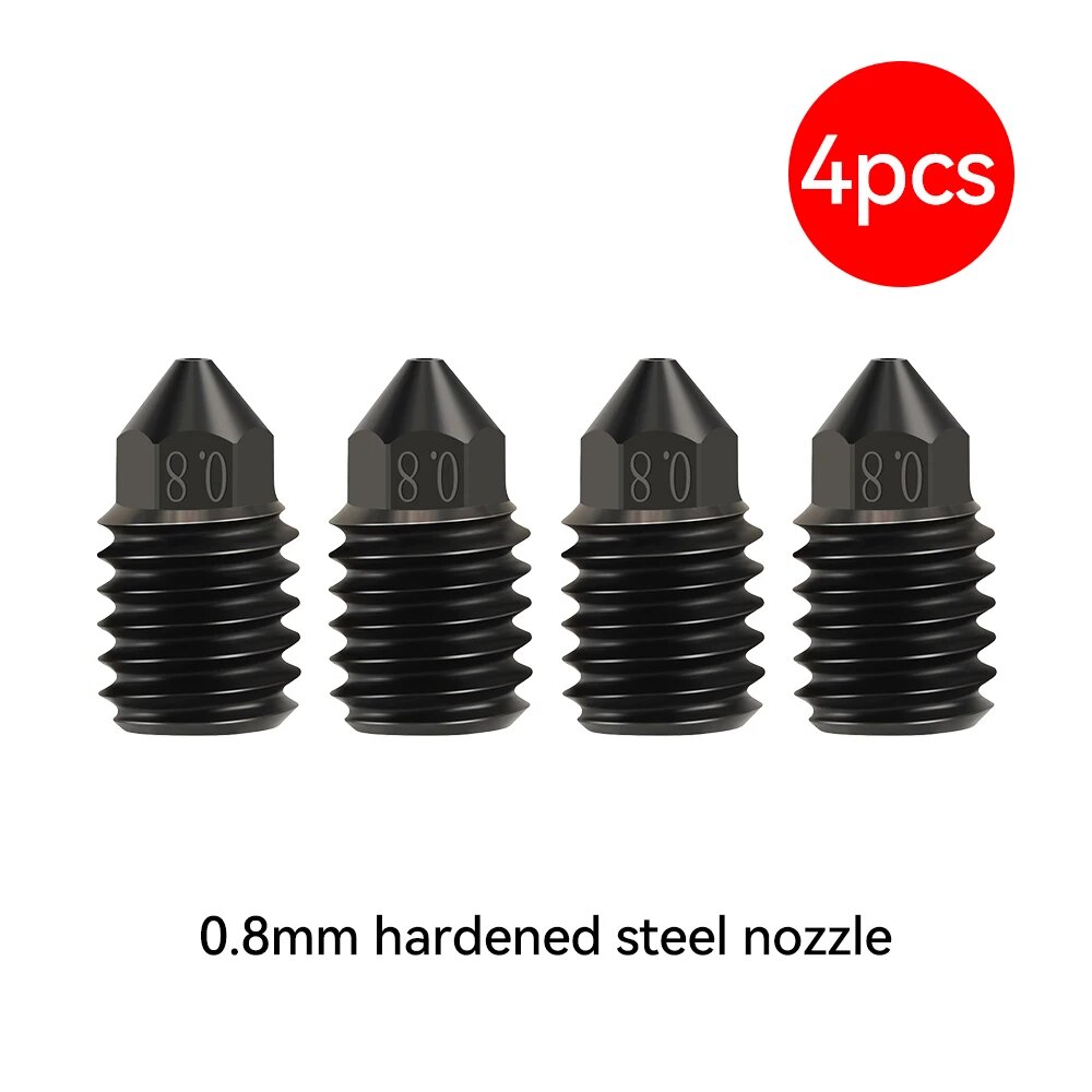 Набор сопел 0.8mm HSN для Anycubic Kobra S1 (4шт)