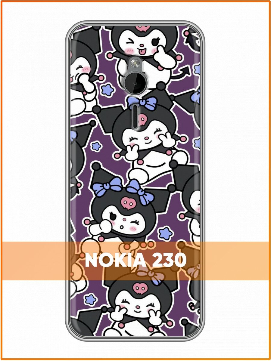 Чехол для Nokia 230 с принтом для девочек Куроми эмоции (Нокиа 230)