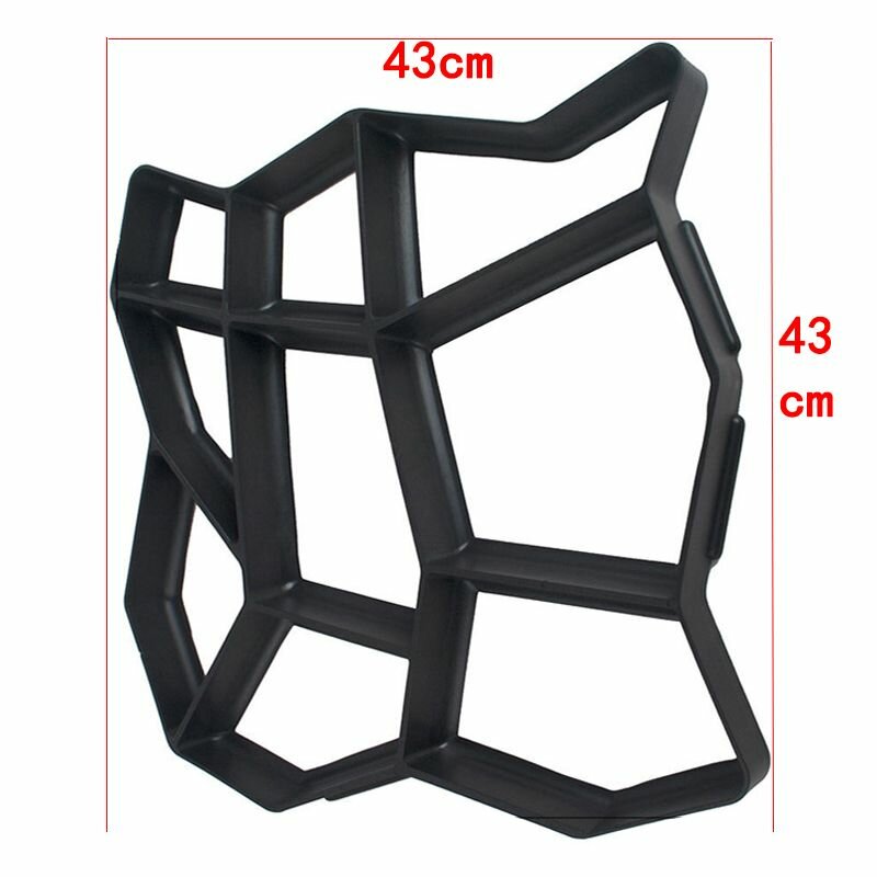 Новая формочка для цемента с рельефом для внутреннего двора, сада, огорода, бетонная плитка, камень для ступеней, DIY пластиковая форма