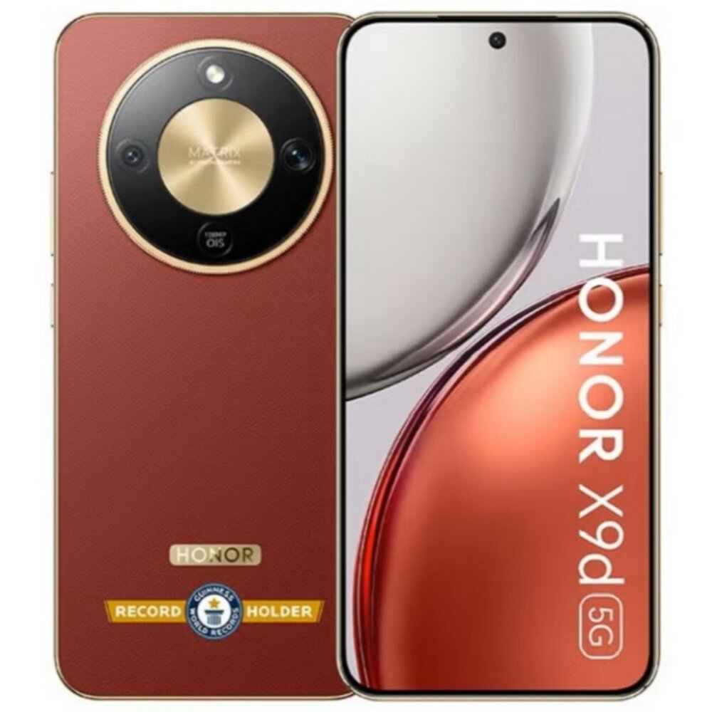 Смартфон Honor X9d 12/256 ГБ Ростест/ЕАС, NFC, Dual nano SIM, красный/терракотовый