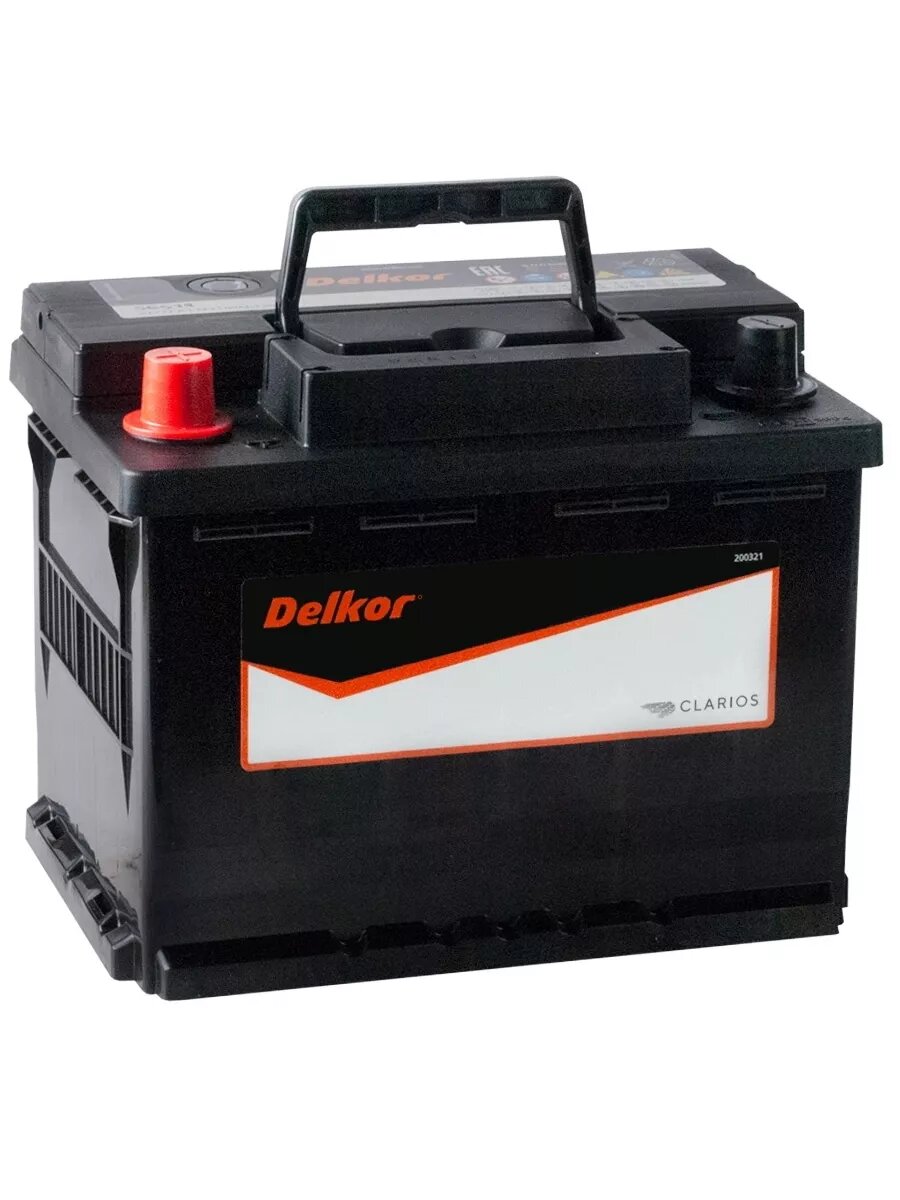 Аккумулятор DELKOR 65L+ 12V 65Ач 640А 242x175x190 прям. пол.