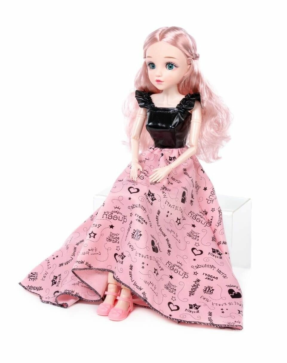 Кукла "Александра" со сгибанием ног и рук (рост 55 см) в праздничном платье / Полесье