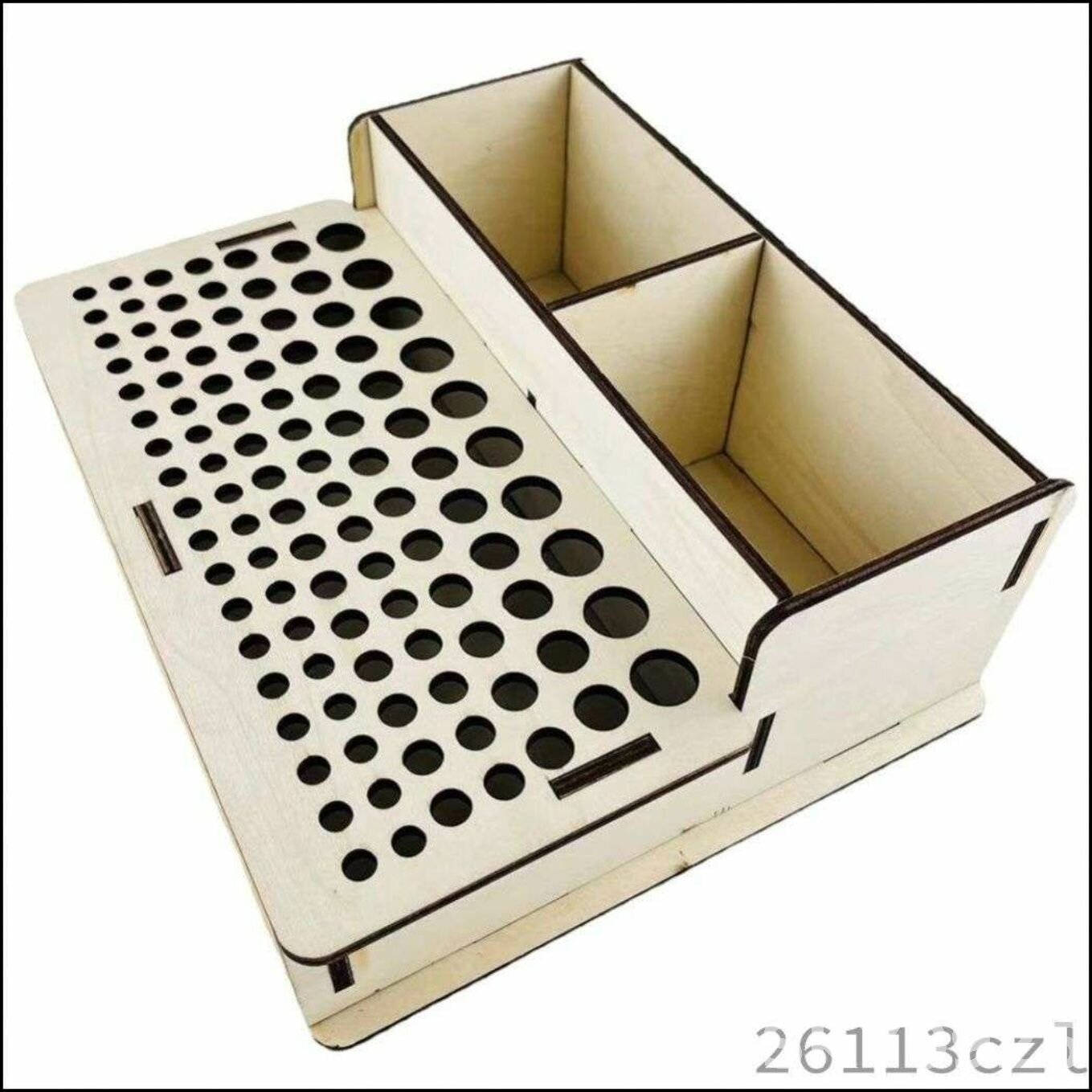 Эксклюзивный деревянный органайзер для инструментов кожевника 6 предметов