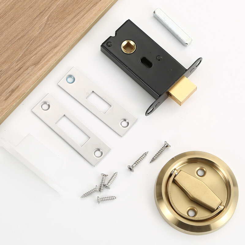 Невидимый дверной замок, односторонний замок, скрытый замок, разделенный замок, универсальный дверной замок для деревянных дверей, скрытый дверной замок, невидимый замок