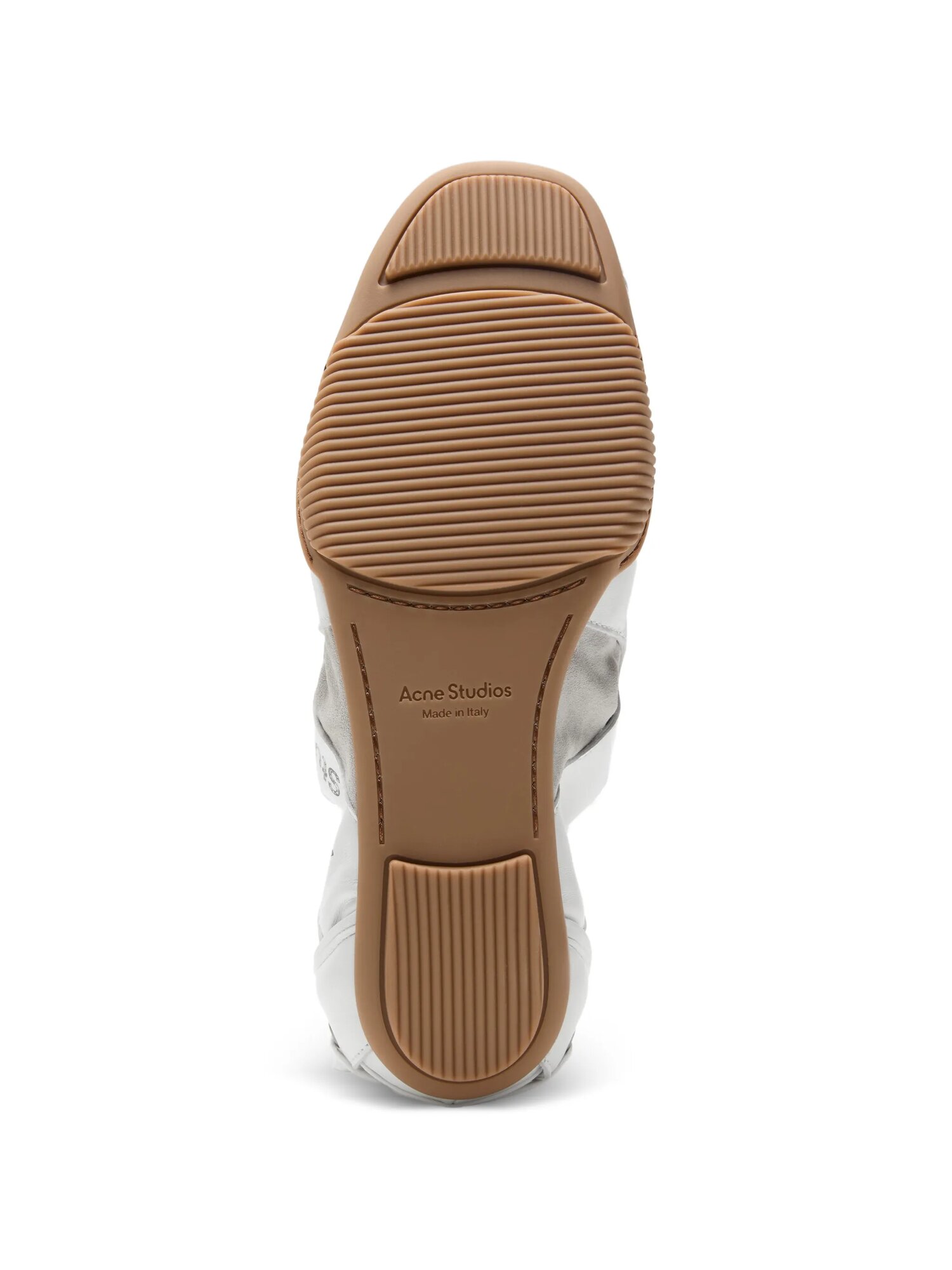 Кроссовки Acne Studios Cut-out panelled sneakers, размер 43, белый — фото 1