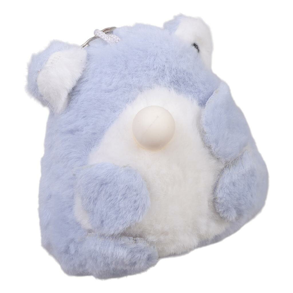 Плюшевая лягушка-брелок, Серый