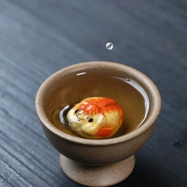 Чайные фигурки ручной работы из глины Цзыша, традиционные китайские керамические изделия, могут использоваться для чайной церемонии, в качестве декора в стиле дзен и для символического значения.