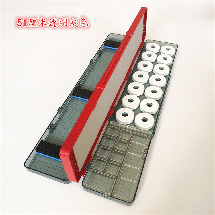 Оптовая продажа рыболовных принадлежностей, 55 см многофункциональный поплавковый ящик, ящик для подлеска, ящик для основного леса, многофункциональный аксессуарный ящик