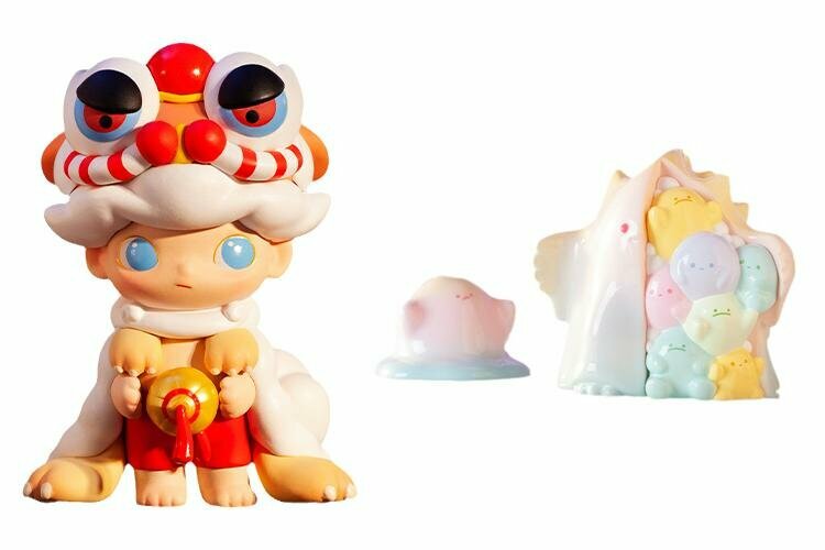 Игрушка унисекс POP MART Leaping Tiger Spring Festival Collection, Confirmed-Luck on Your Side+Farewell Updated (Open)