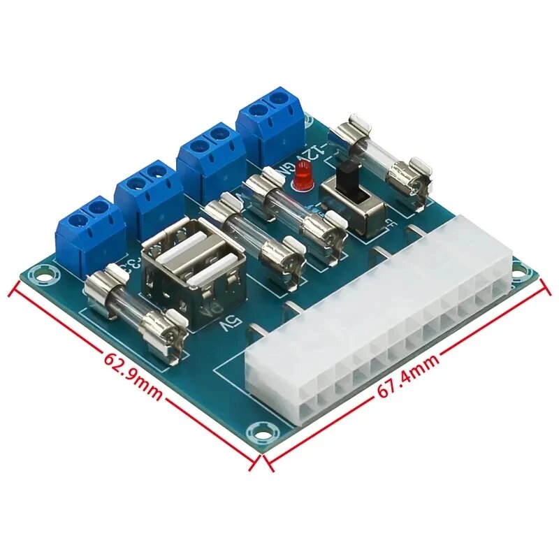 ATX 24-контактный блок питания, Цвет: HU-M28