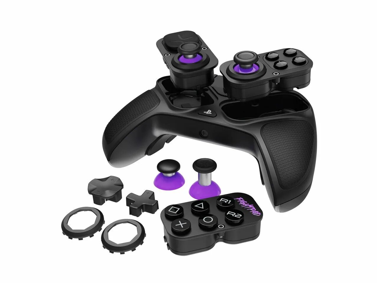 Геймпад PDP Victrix Pro для PlayStation 5, PlayStation 4 и PC, Wireless Controller - Black