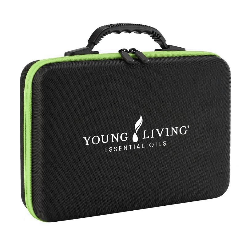 Чехол для эфирных масел Young Living, 60 слотов, зеленый