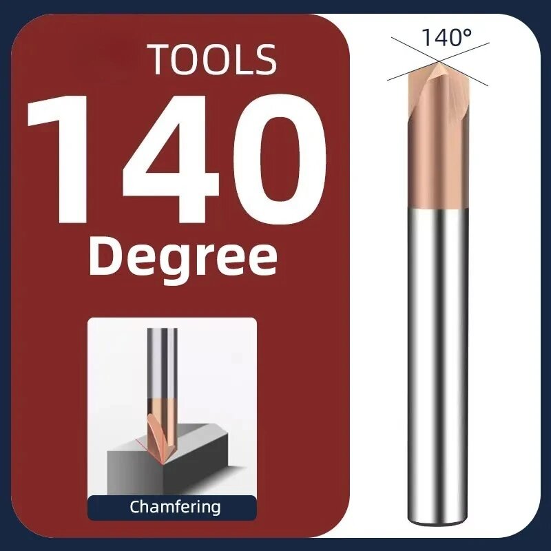 SIQI Концевая фреза с ЧПУ, V-образный резак, угол 30, 40, 45, 50, 70, 140 Degree, 4 мм, 2055(coated)
