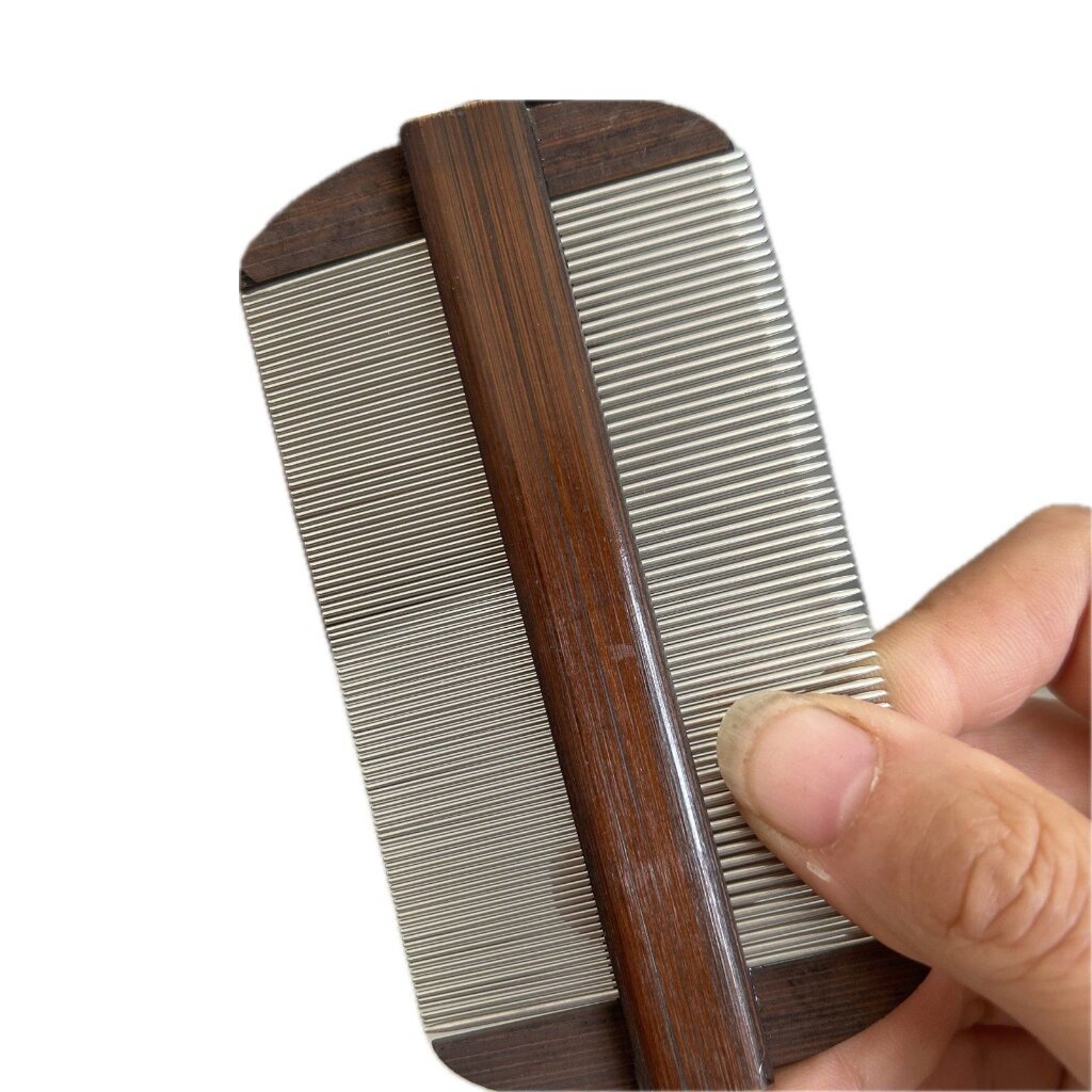 Расческа для борьбы с перхотью и вшами с плотными зубьями, расческа для борьбы с вшами-простой стиль